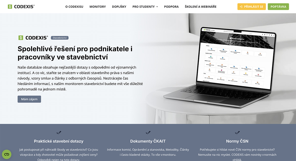 Stavebnictví - CODEXIS